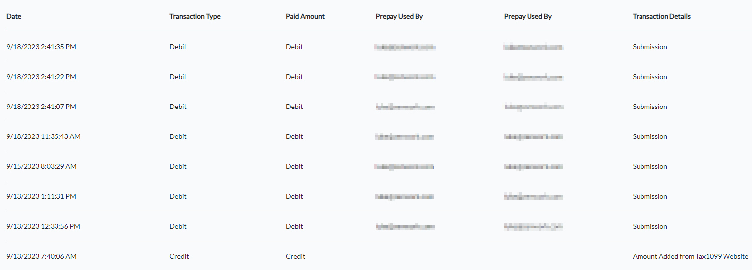 How does the history page work in the new user interface?