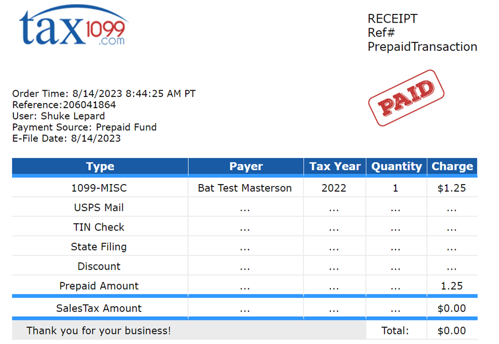 Is there a way I can view my receipts?
