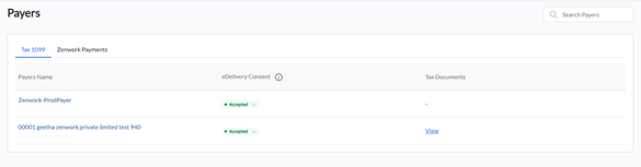 How do vendors/recipients give eDelivery consent through Zenwork xForce?
