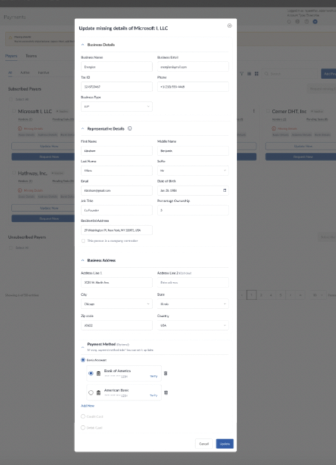 How does the All Payer Dashboard work in Zenwork Payments?