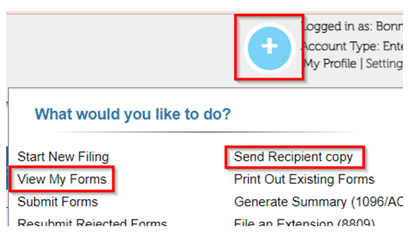 How can I use Tax1099.com to mail my submitted forms?