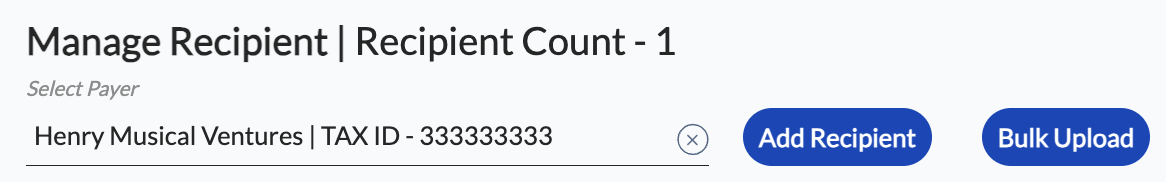 What features exist in the Recipients menu, and how do I use them?